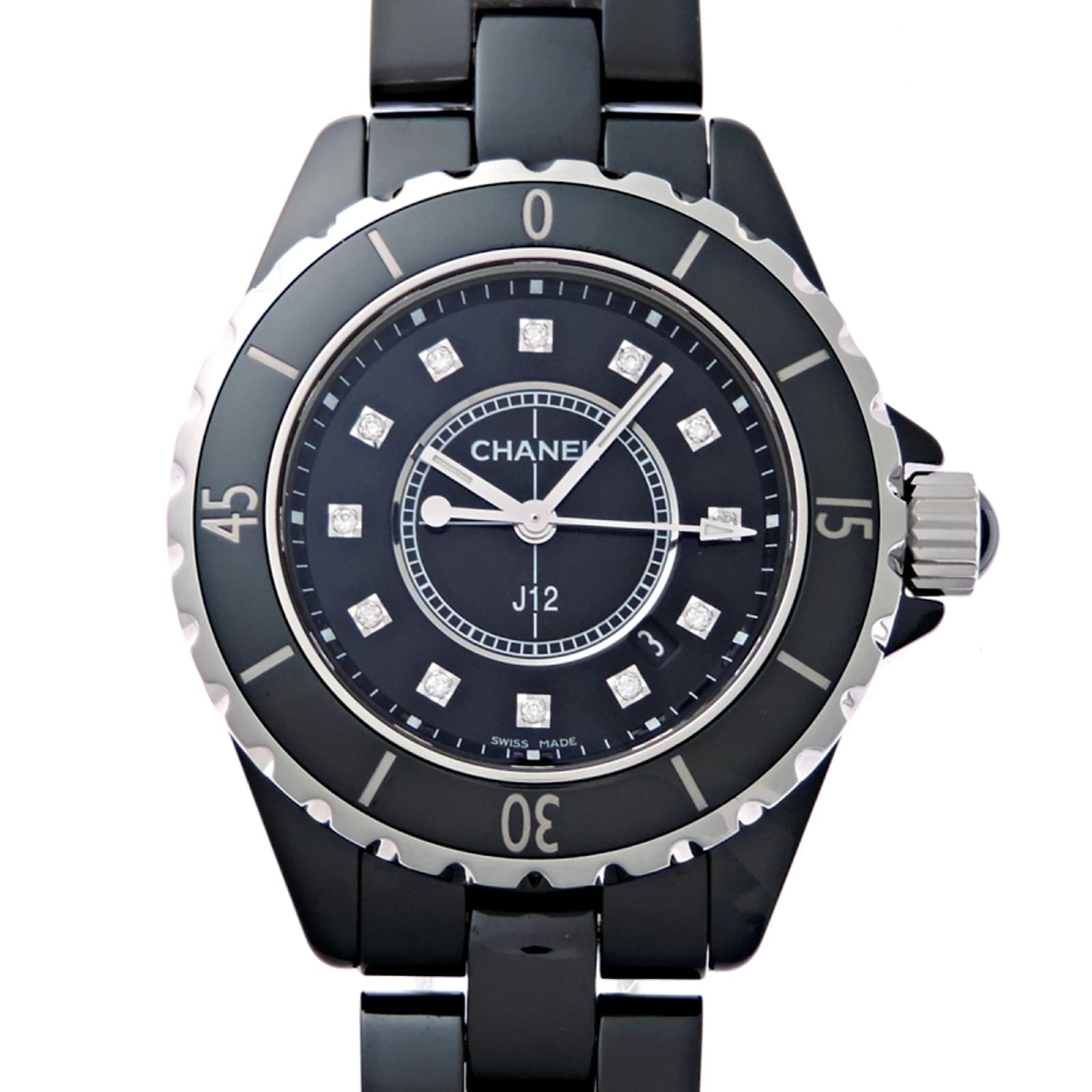 Chanel J12 33MM 12P Diamond Women's Watch H1625 ref.2686297 - Joli Closet