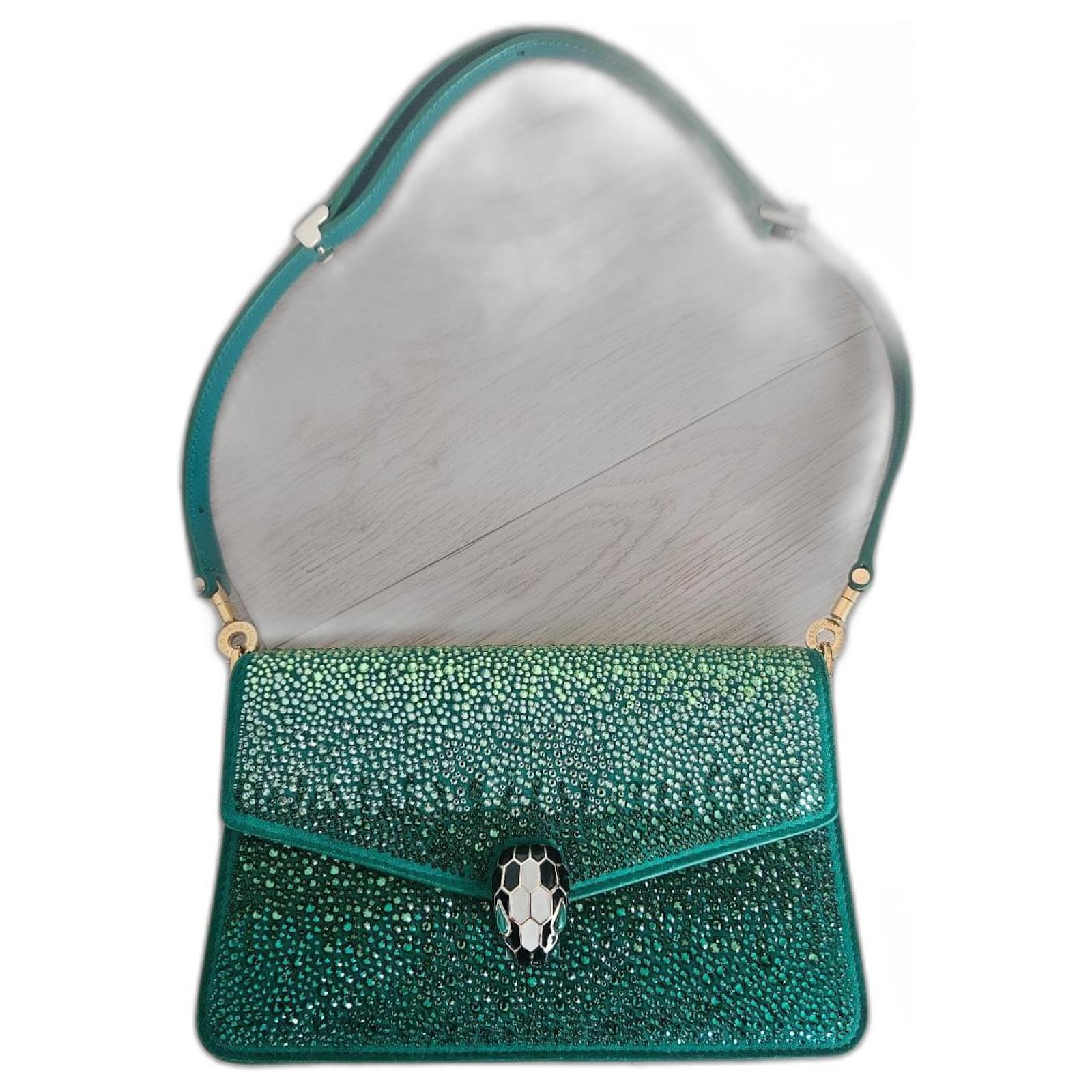 Bulgari Serpenti Dark green Leather ref.2691081 - Joli Closet
