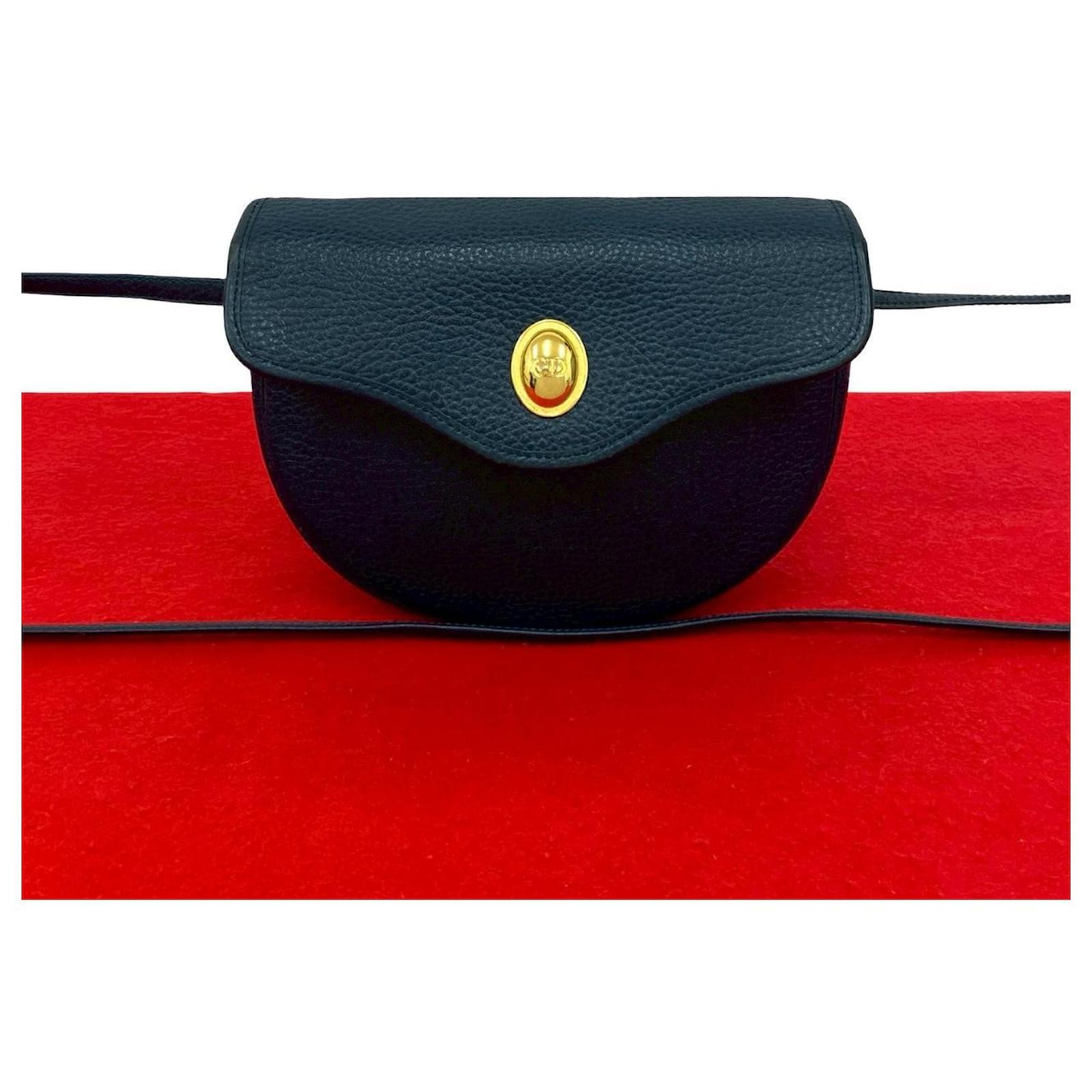 Christian Dior Leather Mini Shoulder Bag Blue ref.2709736 - Joli Closet