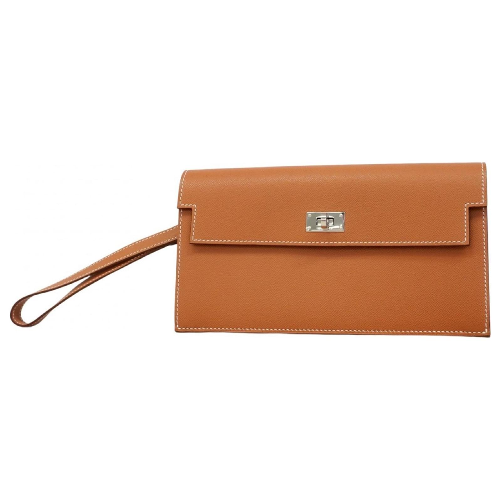 Hermès Hermes Kelly Pocket Long Wallet Madame Gold Golden ref.2722497 ...