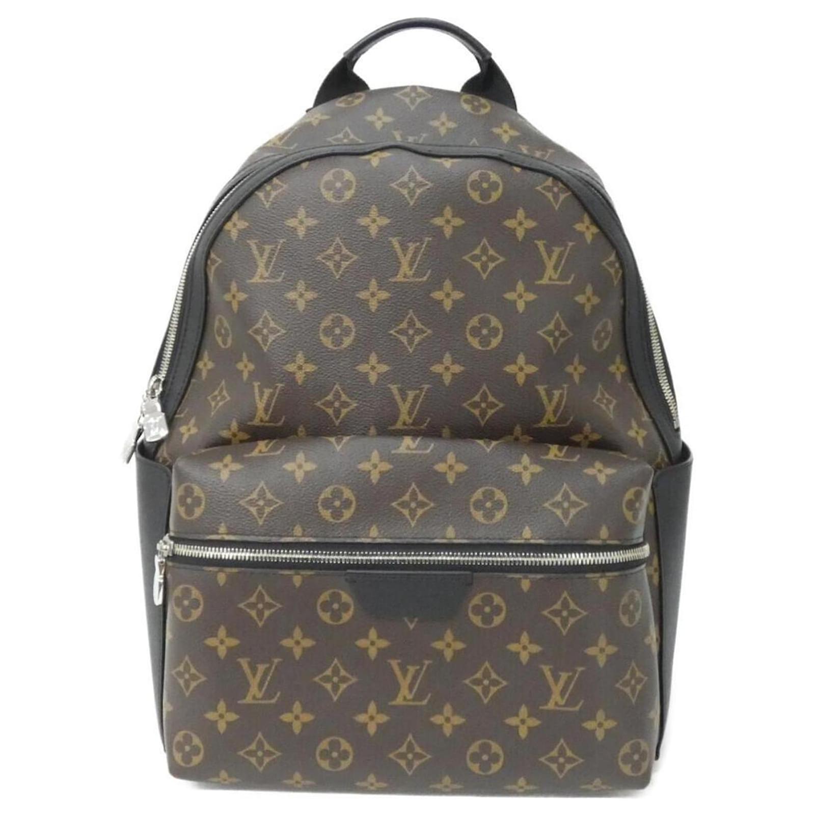 Louis Vuitton Monogram Macassar Discovery Backpack Brown Cloth ref ...