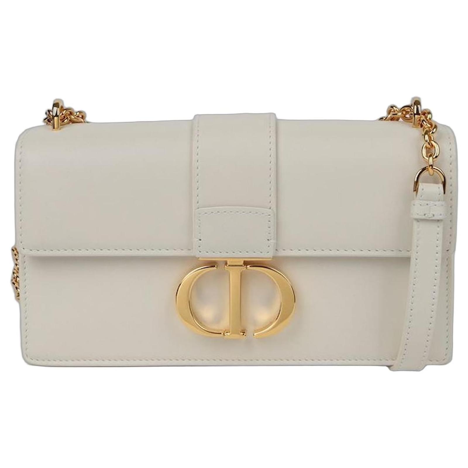 Dior Mountain East West Chain Shoulder Bag White Leather ref.2729254 ...