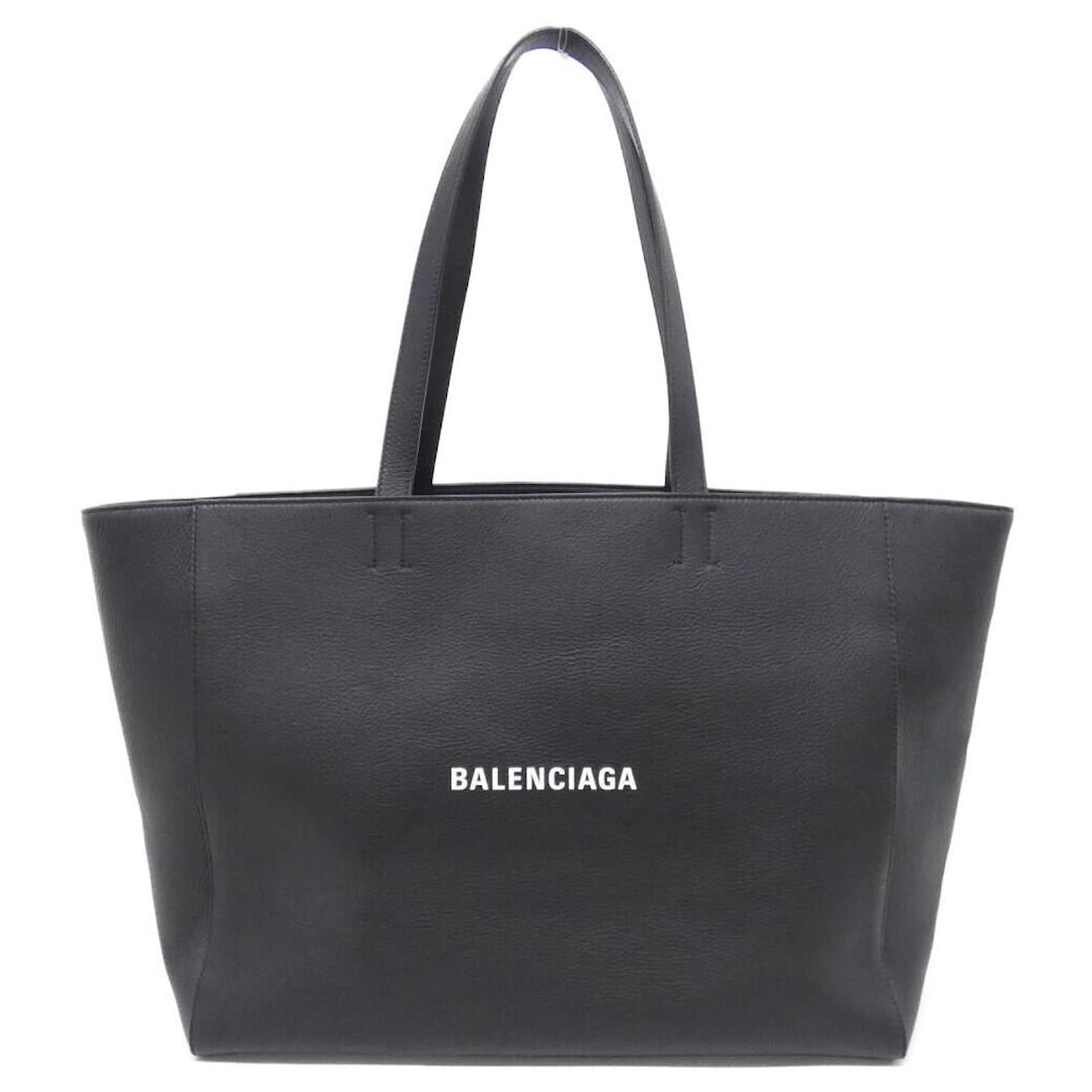Balenciaga Everyday East West Tote Calf Tote Bag Black Leather ref ...