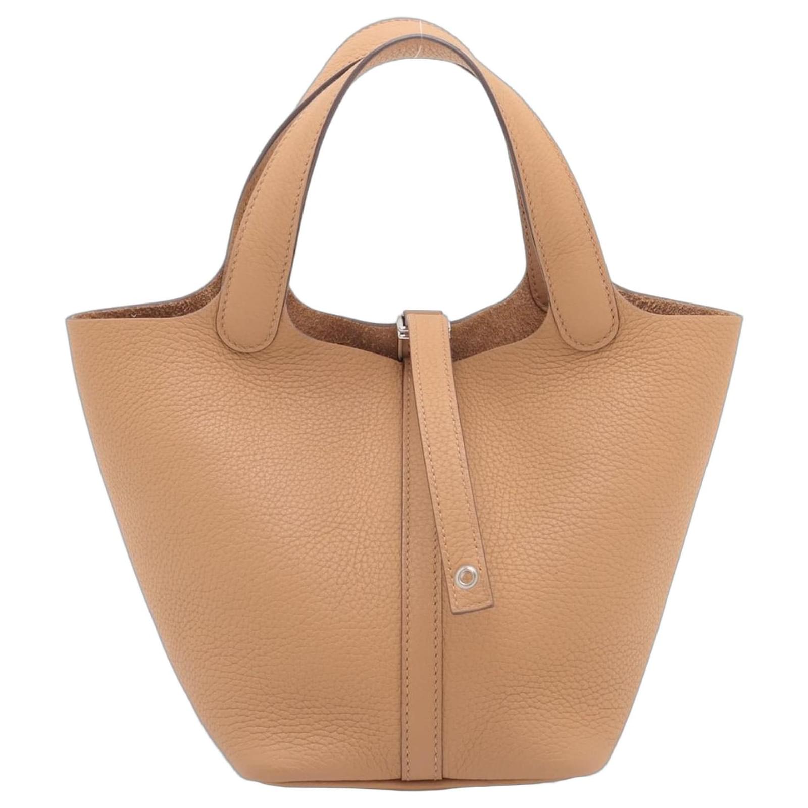 Hermès Picotin 18 Taurillon Clemence Leather Lock Bucket Handbag ...