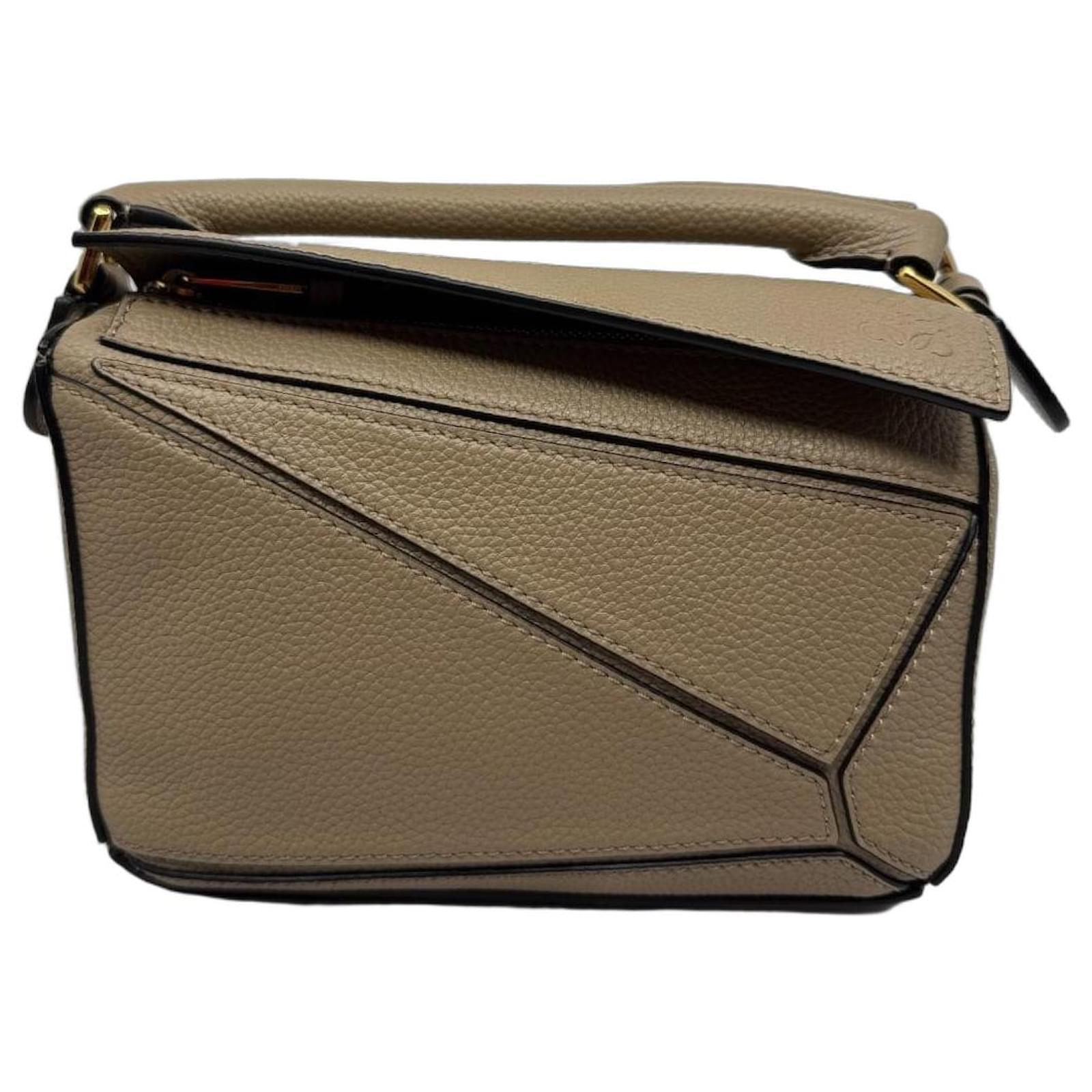 Loewe Mini Puzzle Bag Sand