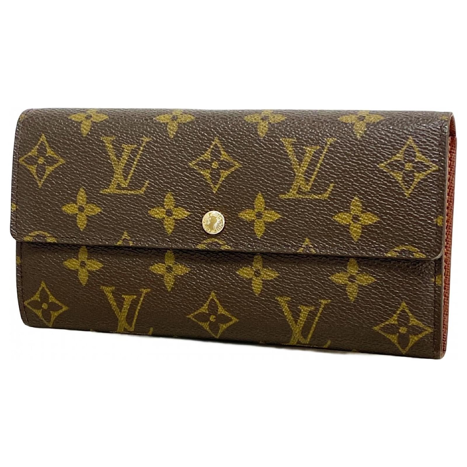 Louis Vuitton Monogram Portefeuille Sarah Long Wallet Brown ref.2734766 ...