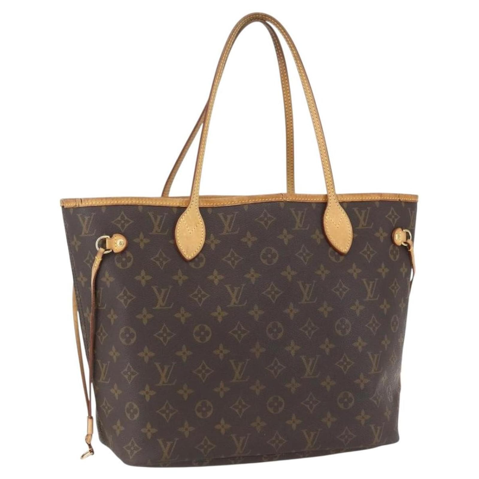 Louis Vuitton Neverfull Tote Monogram Canvas MM Brown Cloth ref.2742115 ...