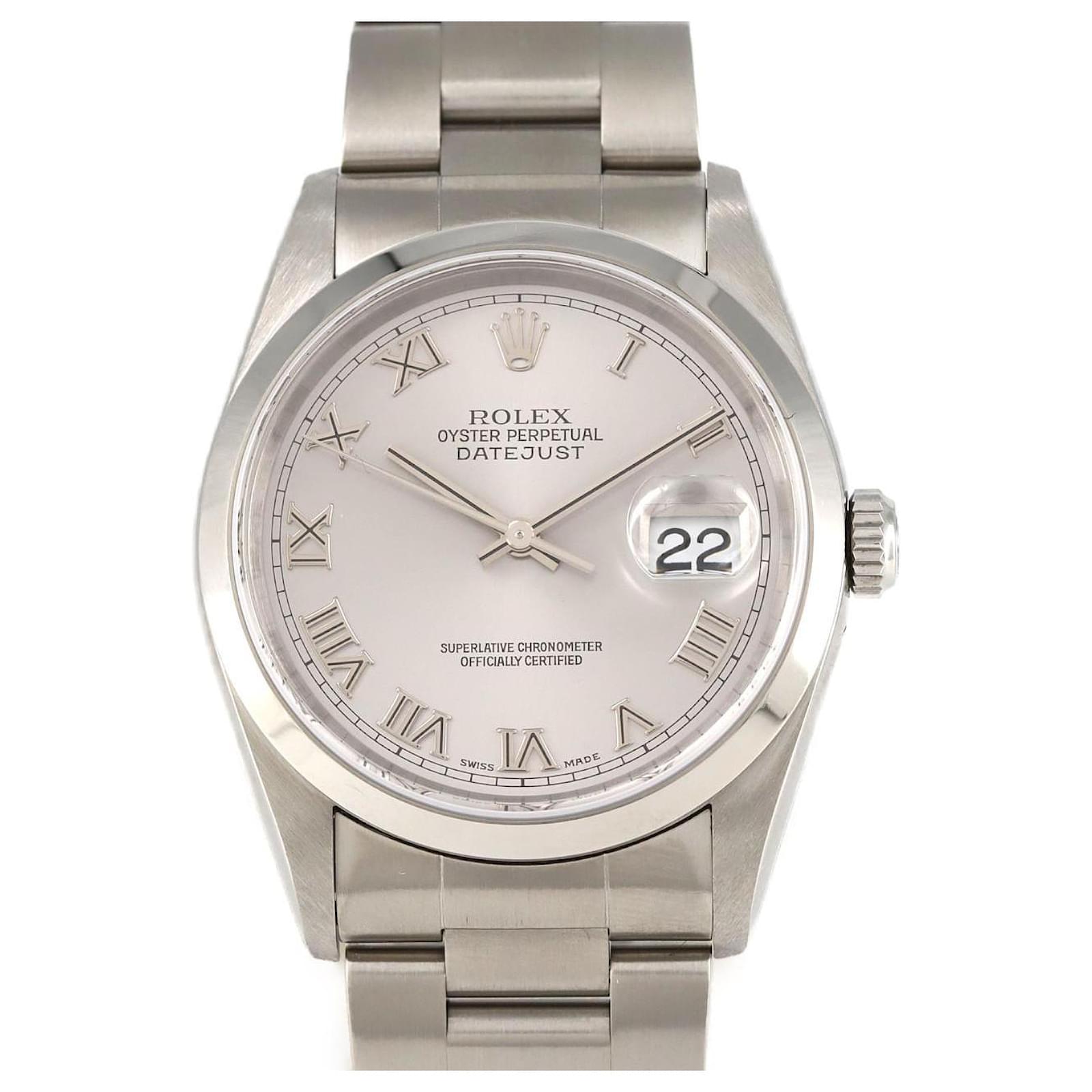 Rolex Datejust Stainless Steel Watch Grey Metal ref.2747280 - Joli Closet