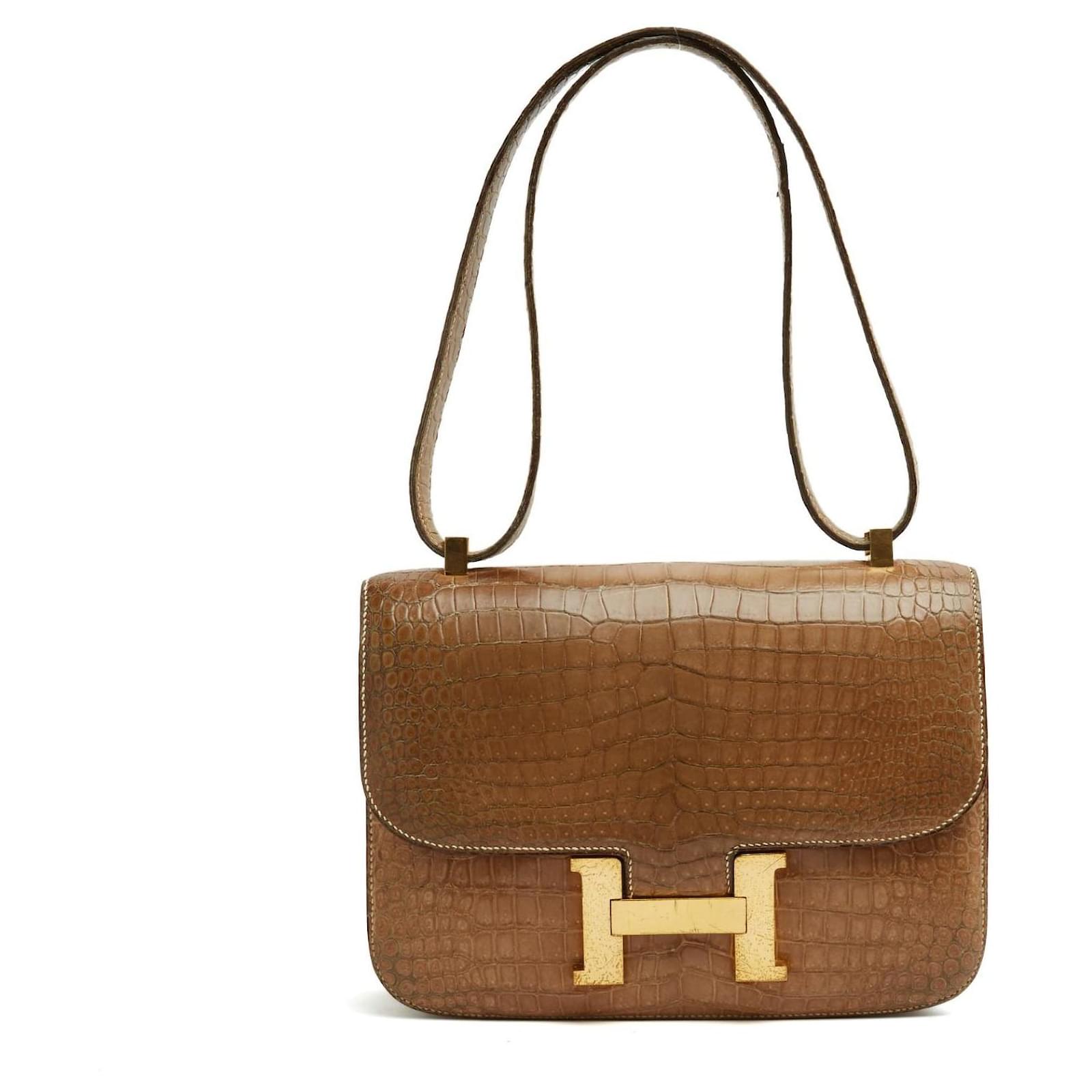 Hermès Constance 24 Beige Shoulder Bag circa 1985 Precious Leather ref ...
