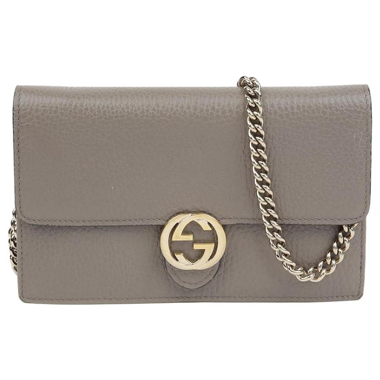 Gucci Interlocking Mini WOC Crossbody Bag Brown Leather ref.2762734 ...