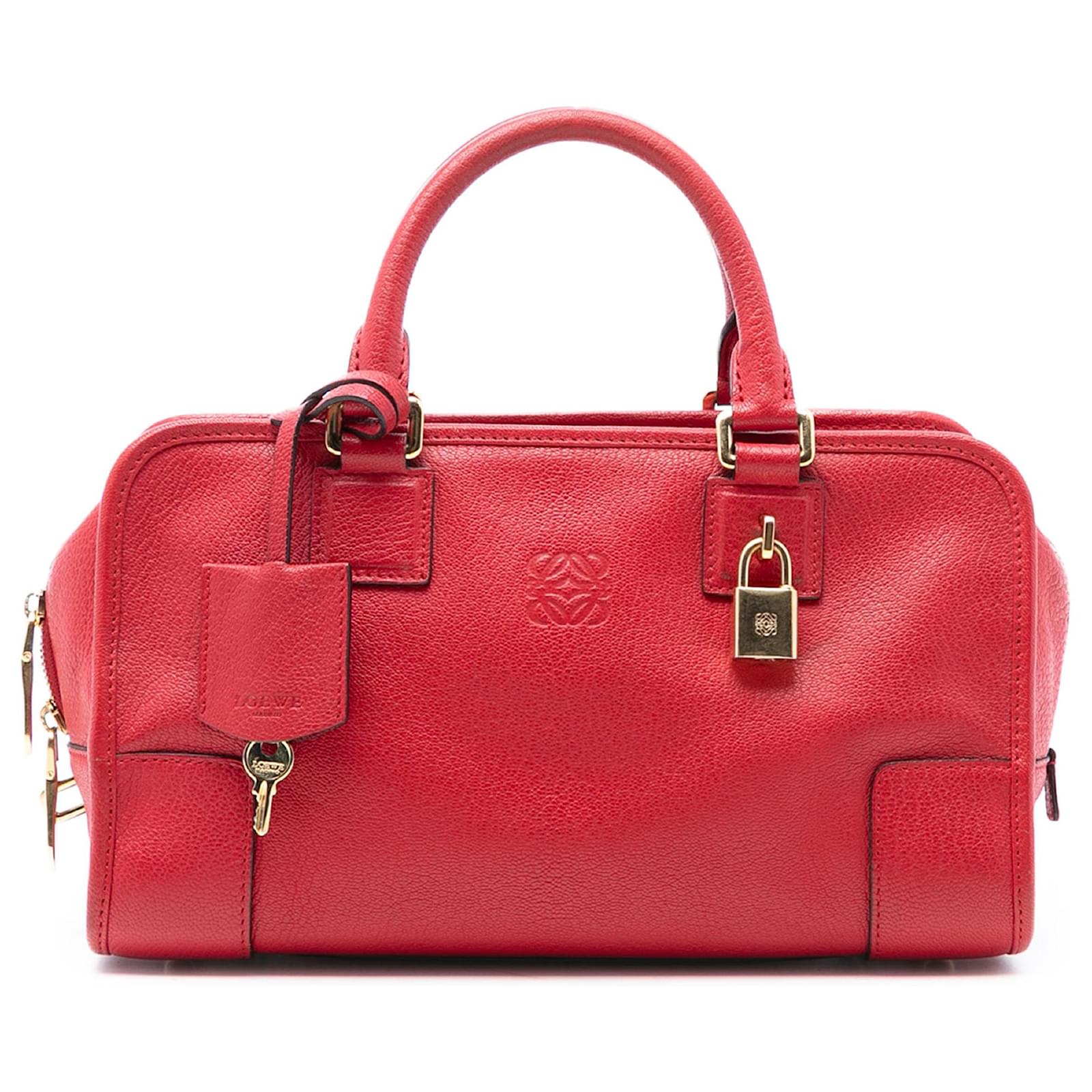 LOEWE Red Goatskin Amazona 28 Leather ref.2763697 - Joli Closet