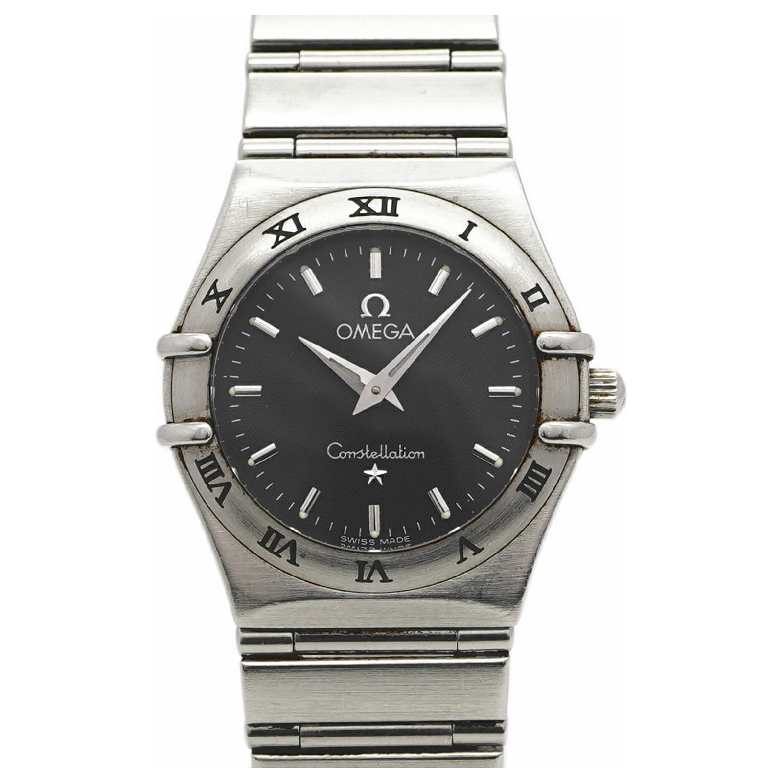 Montre Femme Omega Constellation 1572.40 Cadran Noir ref.2817393 - Joli ...