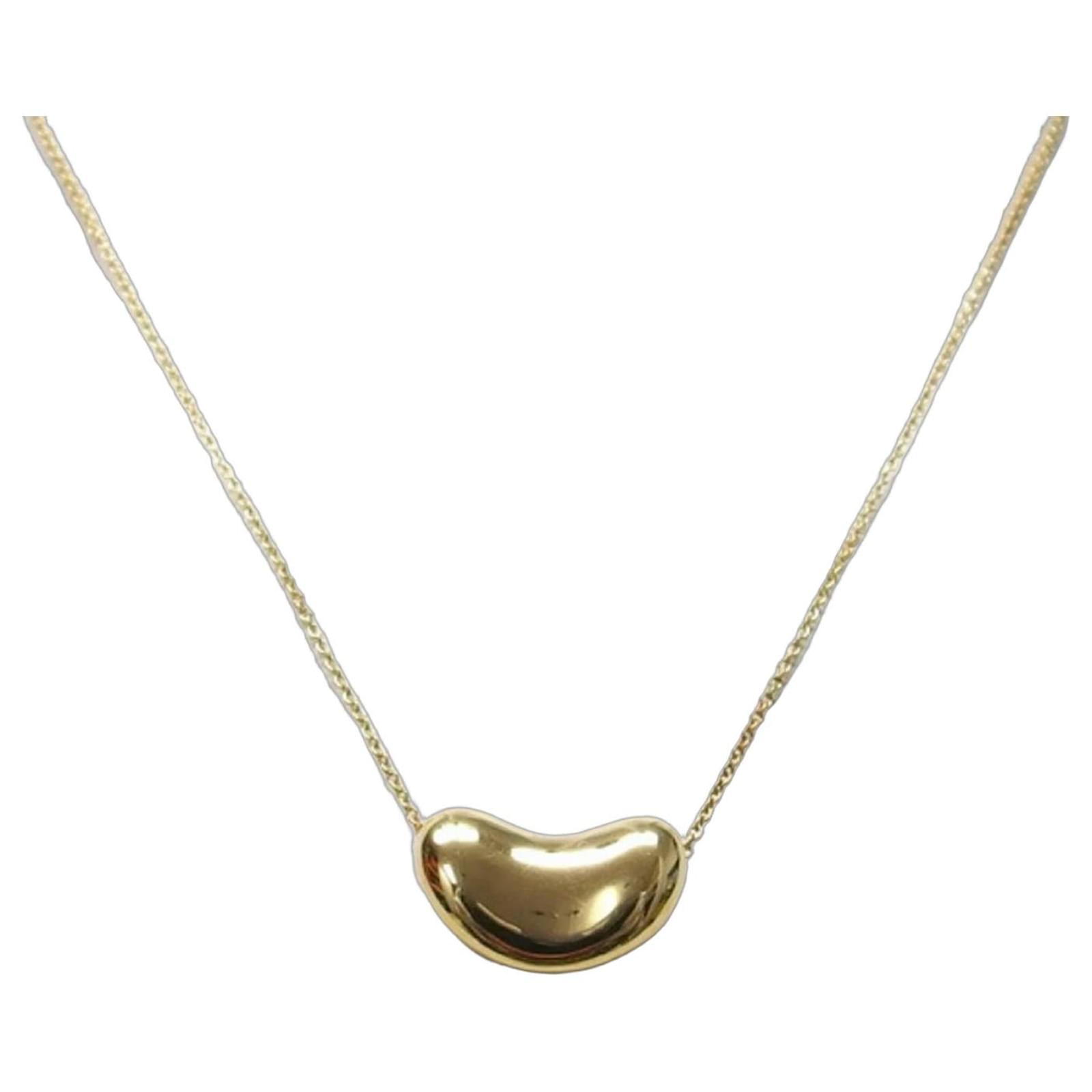 Tiffany & Co Collier en haricots K18YG Tiffany par Elsa Peretti Or ...