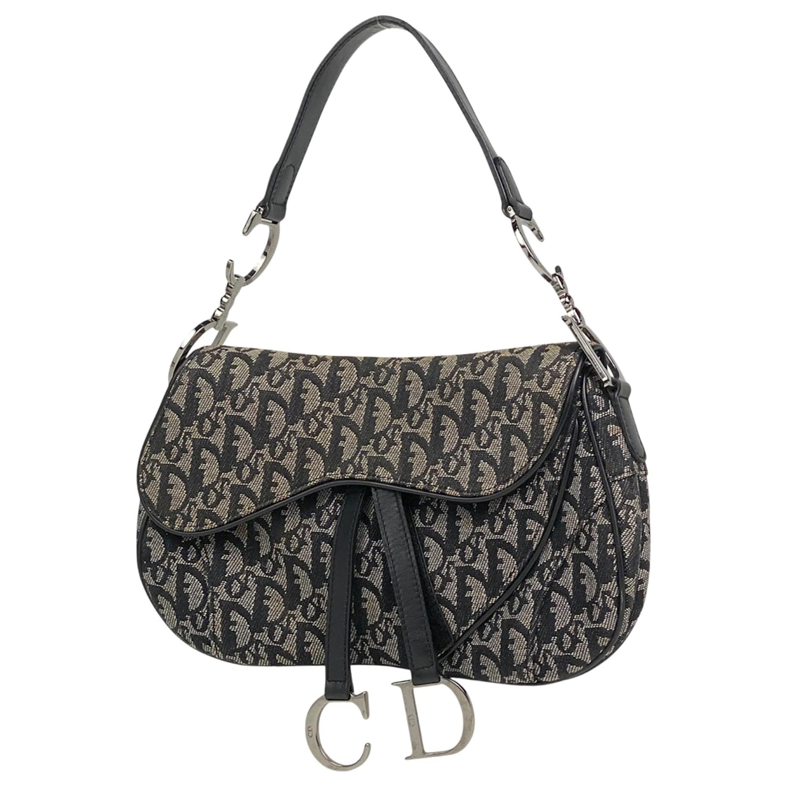 Christian Dior Trotter Pattern Saddle Bag (Sold) - Joli Closet