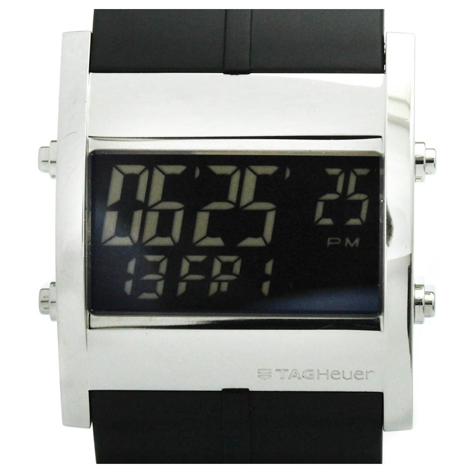 TAG HEUER Microtimer Steel Rubber Quartz Mens Watch CS111C ref.2873246 ...