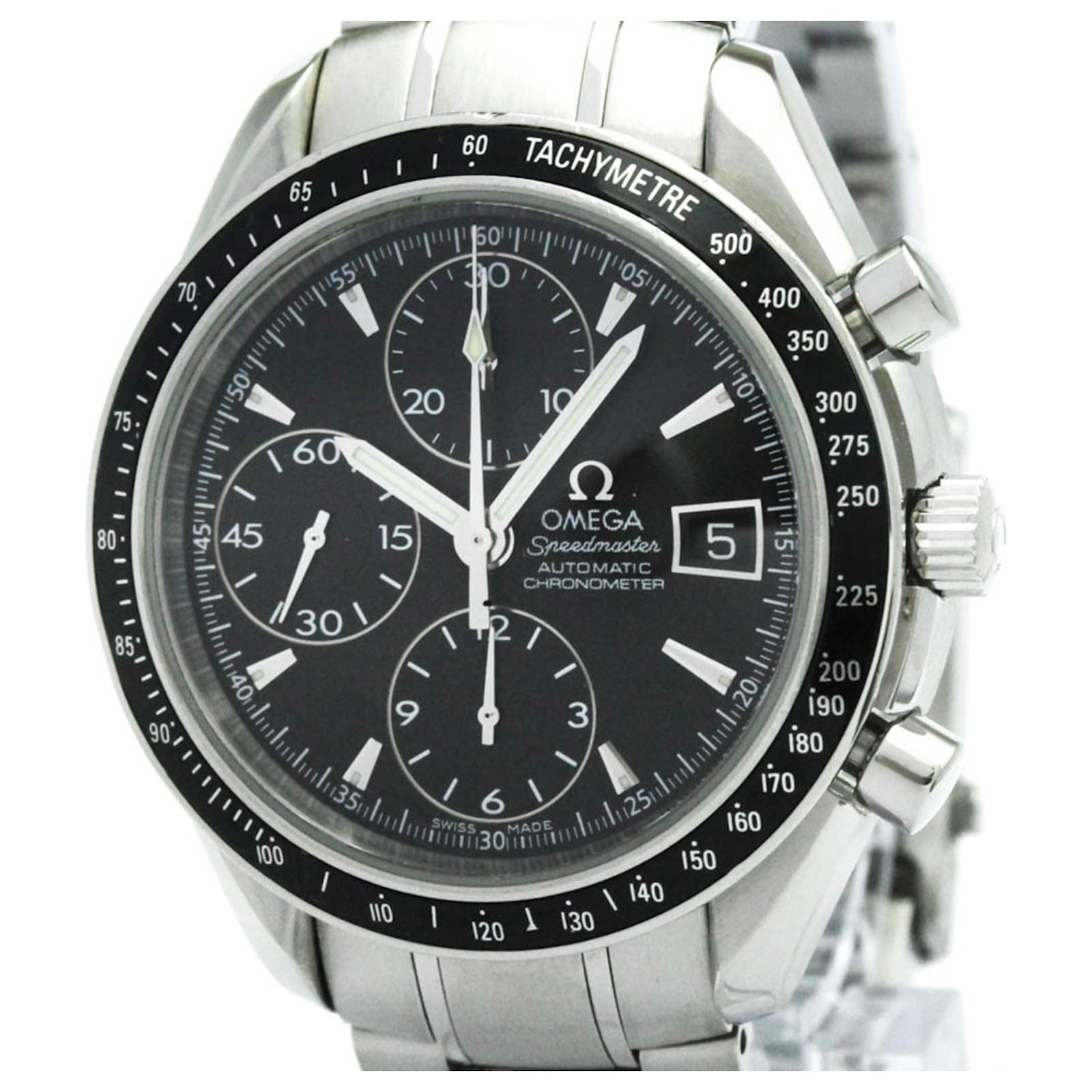 Omega Speedmaster Date Steel Automatic Wristwatch (Sold) - Joli Closet